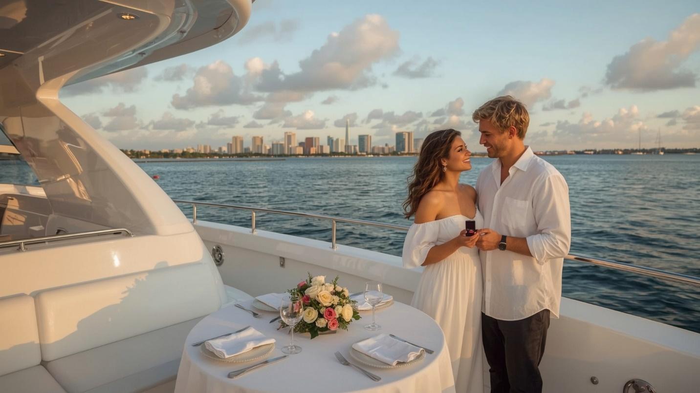 Romantic Ideas for a Miami Yacht Proposal That Will Wow